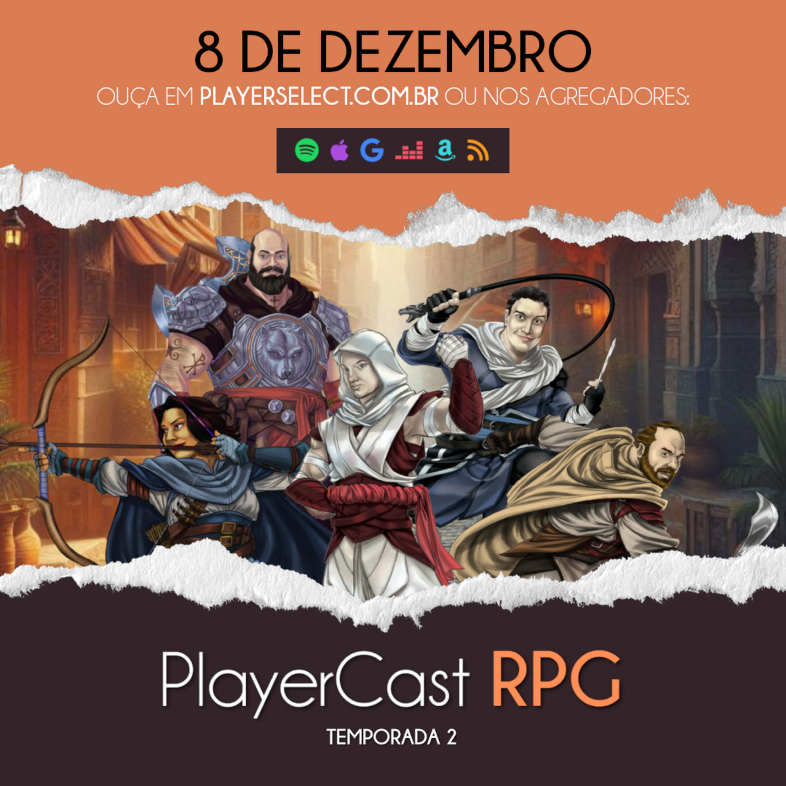 PlayerCast RPG - Trailer da SEGUNDA TEMPORADA | Player Select